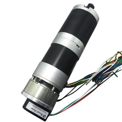 中国 63mm 高トルク pm dc 惑星ギアモーター 惑星減速器 ギアボックス,ブレーキ,エンコーダー 統合 販売のため