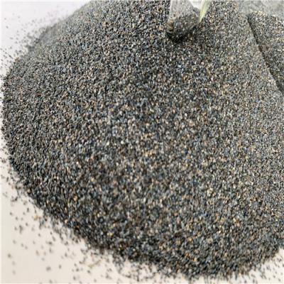 China De overhellende Oven Verpletterde Barmac calcineerde Blauwe Bruine Gesmolten Alumina 95% voor Verglaasde Schuurmiddelen Te koop