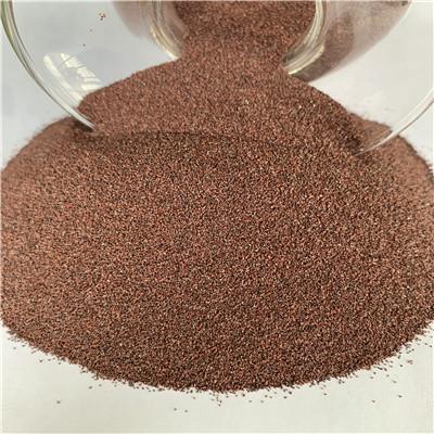 中国 高温は赤い溶かされたアルミナ95%の研摩剤の酸化アルミニウムをか焼した 販売のため