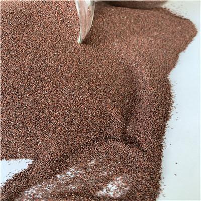 中国 1250度の高温処置の赤い色ブラウンは陶磁器の研摩剤のための酸化アルミニウム95%を溶かした 販売のため