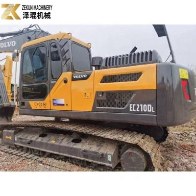 China Volvo 210 Excavator EC210D EC210DL Used Diggers 21 Ton Operating Weight for sale