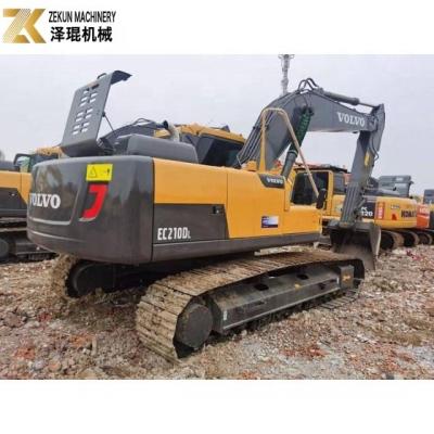 China Volvo 210 Excavator EC210D EC210DL Used Diggers 21 Ton Operating Weight for sale