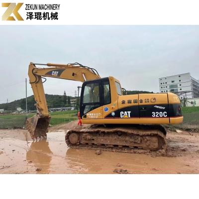 Cina 110KW attrezzature pesanti usate CAT320 escavatore Caterpillar 320C ore di lavoro 4001-6000 in vendita