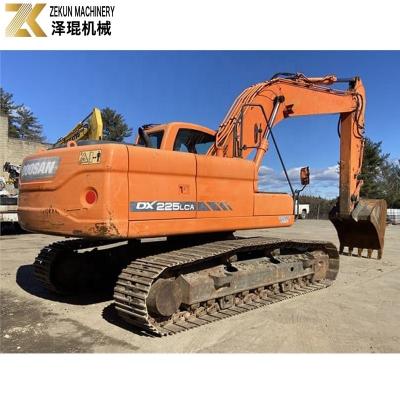 Cina DX225 Escavatore usato Doosan DX225LCA 2020-2022 Attrezzature per scavo della terra in vendita