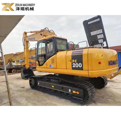 China Komatsu PC200-7 Hydraulic Excavator with 2000kg Operating Weight in Good Condition for sale