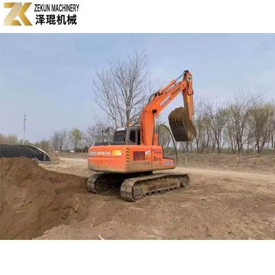 China 12Ton Hitachi 120 Rubber Track Excavator with Isuzu Alternator for sale