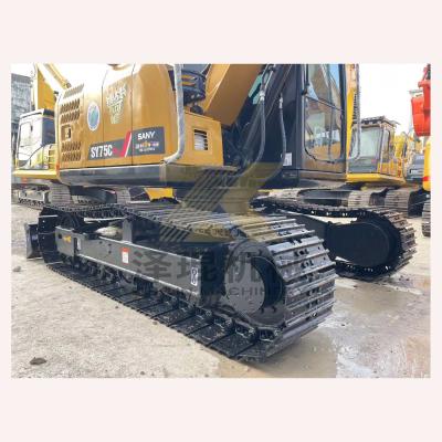 China 7500 KG Sany SY75C Pro Bagger Die perfekte Kombination aus Leistung und Effizienz zu verkaufen