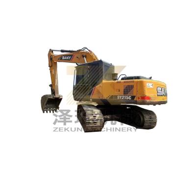 Cina Usata Sany SY215C escavatore 2018 macchina da costruzione con motore originale in vendita