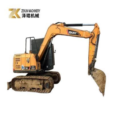 China Used SANY 75C Excavator with 40.9kw Power and Low Hours For Sale for sale