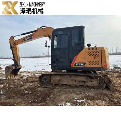 China Used SANY 75C Excavator with 40.9kw Power and Low Hours For Sale for sale