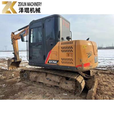 China Used SANY 75C Excavator with 40.9kw Power and Low Hours For Sale for sale