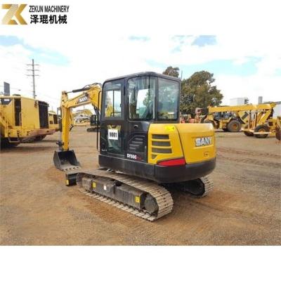 Cina Sany SY55C Pro mini escavatore con 1000-3000 ore e pompa idraulica in vendita