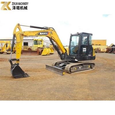 Cina Sany SY55C Pro mini escavatore con 1000-3000 ore e pompa idraulica in vendita