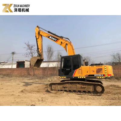Cina Buona SY215C-9 da 21 tonnellate usata, escavatore a lungo raggio con secchio da 1,2 m3 in vendita