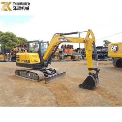 China 5 Ton Operating Weight Mini-Excavator SY55C Pro By Used Sany Excavator for sale