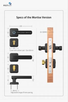 Китай Wi-Fi подключенный Bluetooth входный замок ручка для современного простоты стиль дверной замок продается
