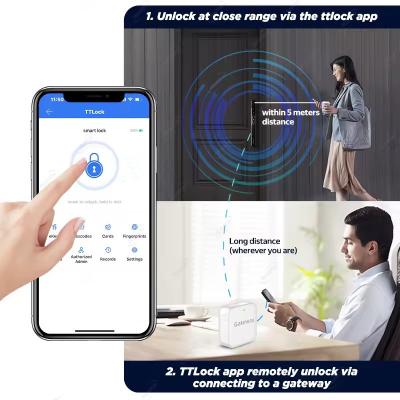 Китай Защитите свой дом с помощью 3D распознавания лиц и хранилища карт памяти TUYA Smart Door Lock продается