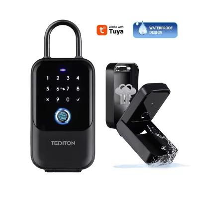 China IP65 Waterproof Tuya Outdoor Smart Lock with WiFi Connectivity and Fingerprint Reader for sale