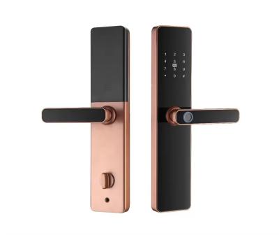 China Tuya Electronic Smart Door Lock with Blue-tooth Network Cloud Data Storage Option for sale