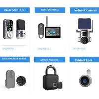China Cloud Data Storage Option end Finger Vein 3D Face Recognition Video Intercom Smart Lock for sale