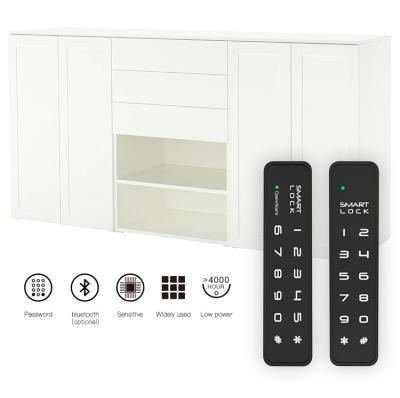 Cina 1 anno di durata della batteria POLYMATH Zinc Alloy Smart Keyless Pin Code Digital Wardrobe Lock in vendita