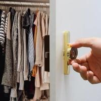 China Convenient Biometric Wardrobe File Cabinet Lock with Memory Card Data Storage Options for sale