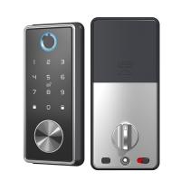 China Memory Card Data Storage Four-in-one Tuya Door Lock Smart Electronic Fingerprint Code for sale