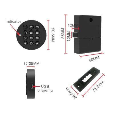 China Glass Door Safe Box Vault Electronic Keypad Combination Lock with Blue Tooth Network for sale