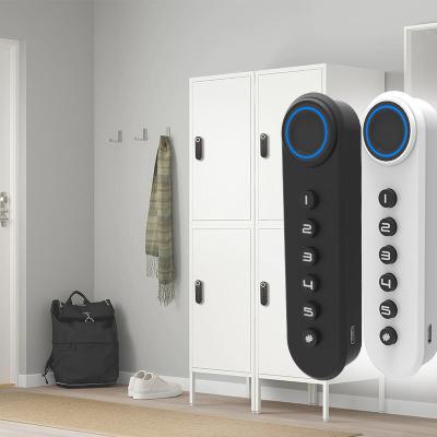 China Office Drawer Lock Numeric Keypad Smart Cabinet Lock with Fingerprint Bluetooth Network for sale