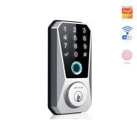 China Fully Upgraded Steel Door Wifi Smart Lock with Automatic Sensing Function and Tuya App for sale