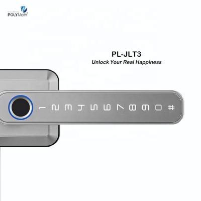 중국 와이파이 앱 스마트 도어 전자 잠금 손발자국 손잡이 방수 투야 TT 잠금 판매용