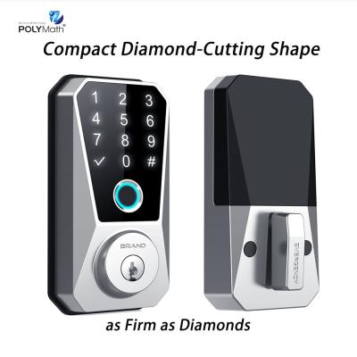 China Zinc Alloy Newest USB Recharge Biochemical Fingerprint Password Gate Smart Door Lock for sale