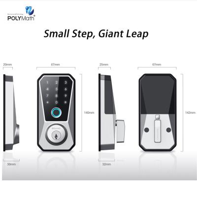 China Zinc Alloy Newest USB Recharge Biochemical Fingerprint Password Gate Smart Door Lock for sale