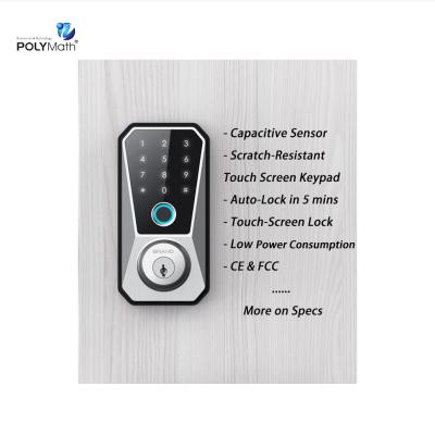 China Zinc Alloy Newest USB Recharge Biochemical Fingerprint Password Gate Smart Door Lock for sale