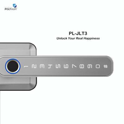 Cina Fornitore di alimentazione di tipo C Di sicurezza elevata Impronta digitale Wifi Ttlock Tuya Porte di blocco per porta in legno in vendita