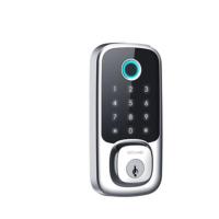China Outdoor Fingerprint Door Lock with Smart Security Key and Memory Card Functionality for sale