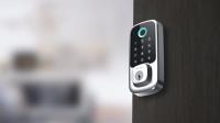 China Outdoor Fingerprint Door Lock with Smart Security Key and Memory Card Functionality for sale