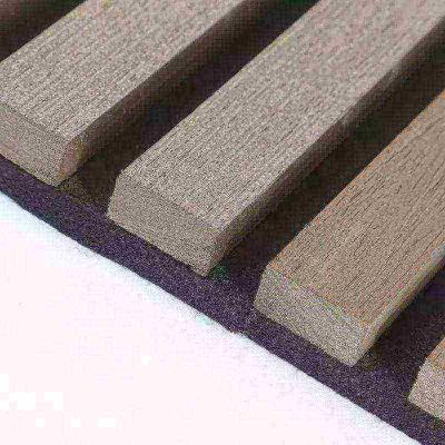 China Moderne ontwerp 600/320 mm polyestervezel akoestisch paneel voor huisdieren akoestisch houten fineer Te koop
