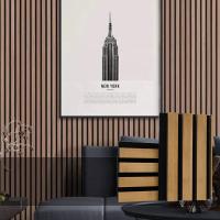 China Fireproof Advantage Natural Wood Ceiling Board Soundproof Material Quick Installation for sale