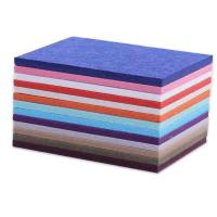 China Rectangle Polyester Fiber Acoustic Panel with High Frequency Sound Absorption Function for sale