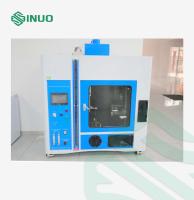 China UL94 Flame Test Machine PLC Control 220V 50Hz Vertical Horizontal Burning Tester for sale