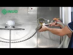 IPX3 IPX4 Testapparatuur voor het testen van de waterinvloeiing van handgestuurde sproeiers