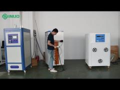 Testsysteem voor de temperatuurverhoging van de EV-aansluiting 8-kanaal 0-400°C