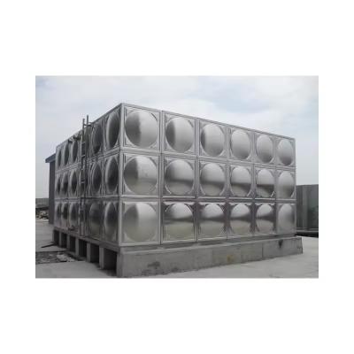 Cina 10m3 Capacità di stoccaggio Ss316 Serbatoio grande grande in acciaio inossidabile 10000 litri Serbatoio idrico Ss304 Serbatoio idrico sezionale in vendita