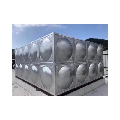 Cina 10m3 Capacità di stoccaggio Ss316 Serbatoio grande grande in acciaio inossidabile 10000 litri Serbatoio idrico Ss304 Serbatoio idrico sezionale in vendita