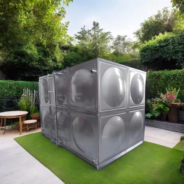 Quality Hot sale sectional ss water tank /stainless steel welded water storage tank for sale