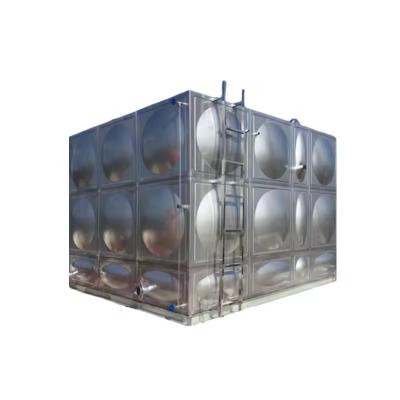 Cina Serbatoio di acciaio inossidabile per l'acqua SS 304 316 500 2000 5000 galloni litri Serbatoio di acciaio sezionale per l'acqua in vendita