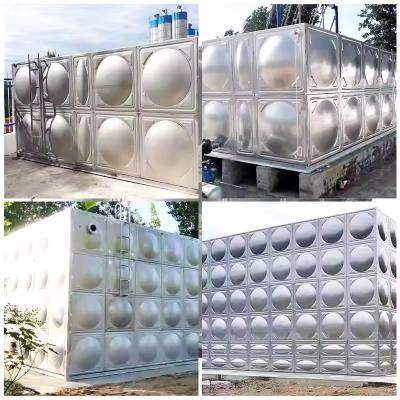 China Industrial Ss304 Stainless Steel Metal Water Storage Tanks 10000 Litres For Truck Storage Tank 20000 Liter For Farms for sale