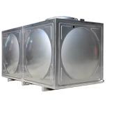 China Custom Sectional Rectangular Stainless Steel Water Tank 304 1.0mm for Drinking Water Storage for sale