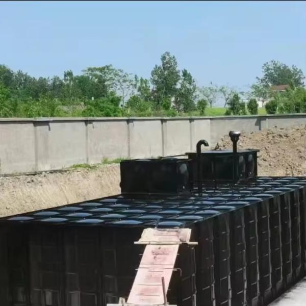 Quality GSC BDF Sectional Water Storage Tank Pressed Steel Modular Underground Rainwater Tank for sale